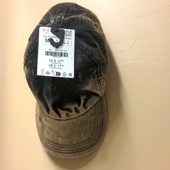 Zara | Accessories | Zara Bleached Destressed Baseball Cap | Poshmark